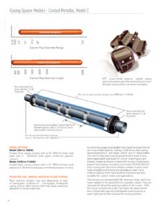 GPT/PSI Model C® Coated Metallic Casing Spacer Specifications | Power ...